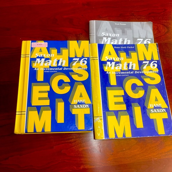 Other | Saxon Math 76 Third Edition | Poshmark